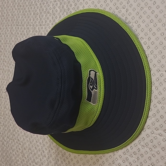New Era | Accessories | New Era Seattle Seahawks Adult Bucket Hat Navy ...